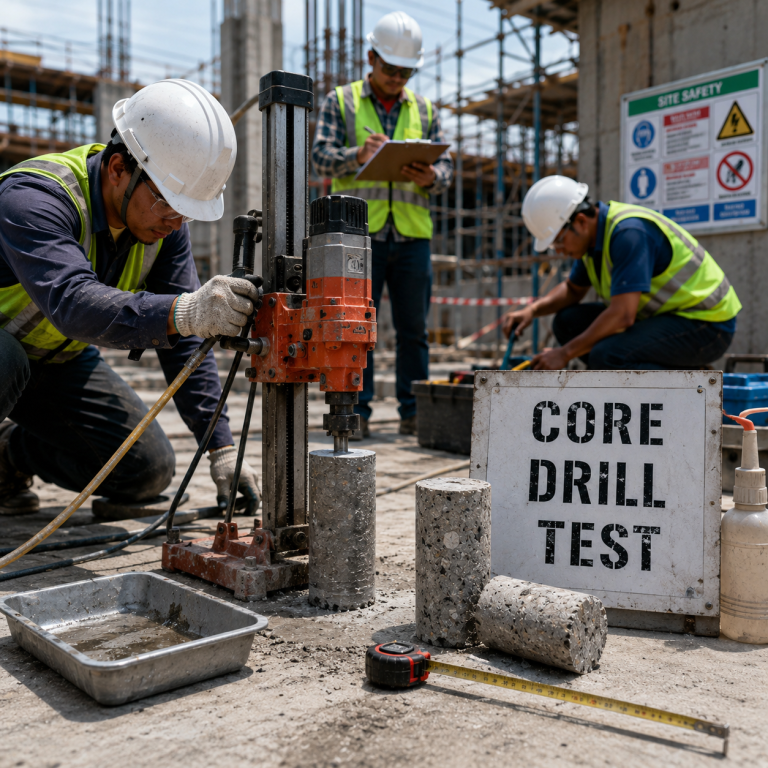 Core Drill Test: Metode Akurat Menilai Kekuatan Beton Struktur